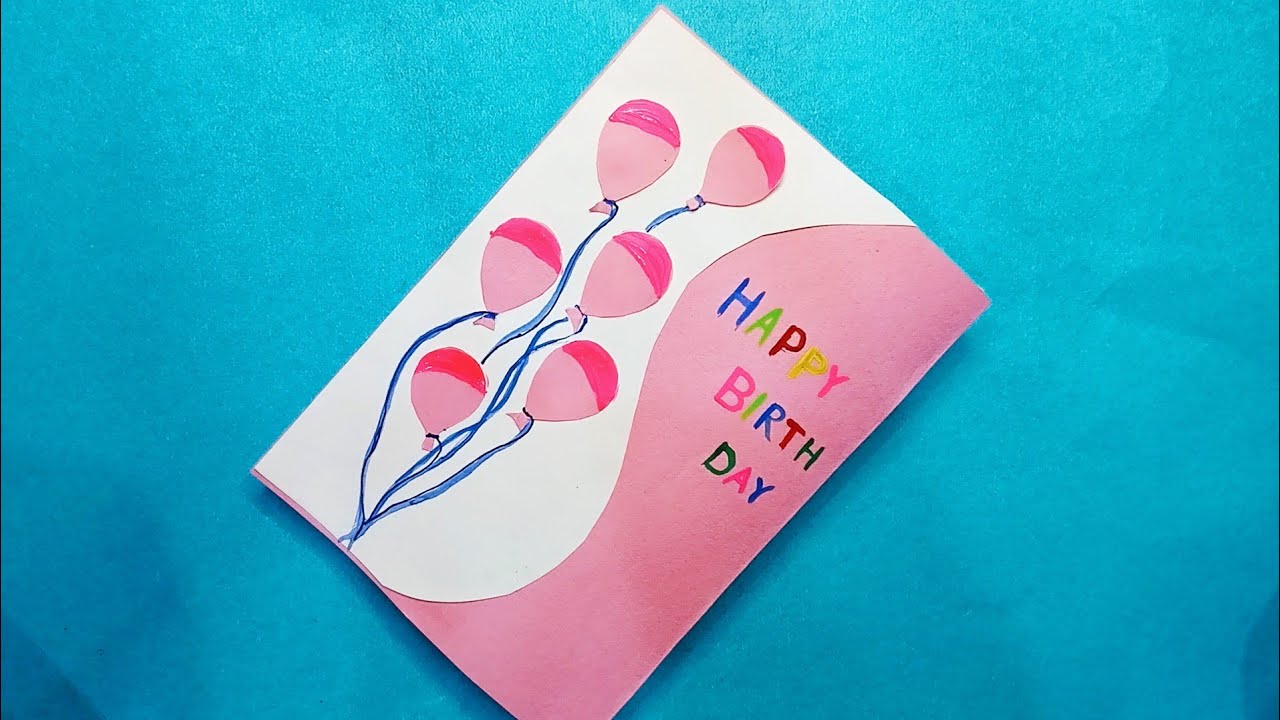 How To Make A Birthday Card With Colouring Paper YouTube how-to-make-a-birthday-card-with-colouring-paper-youtube