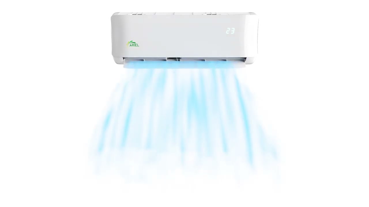3d animation of the air flow of the air conditioner - YouTube