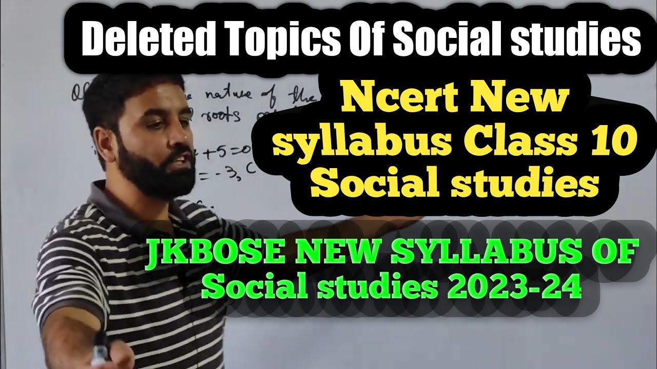 Jkbose Syllabus For Social Studies Class 10th 2023 Ncert New Syllabus jkbose-syllabus-for-social-studies-class-10th-2023-ncert-new-syllabus
