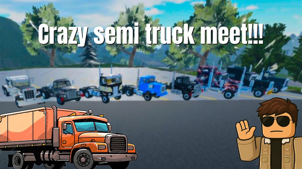 Crazy Semi truck meet!!! - YouTube