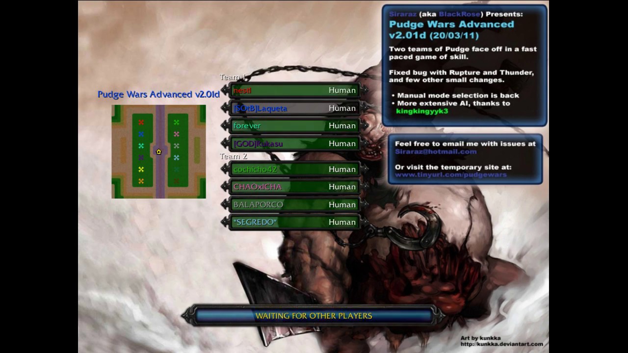 Warcraft 3 | Pudge wars | GODLIKE - YouTube
