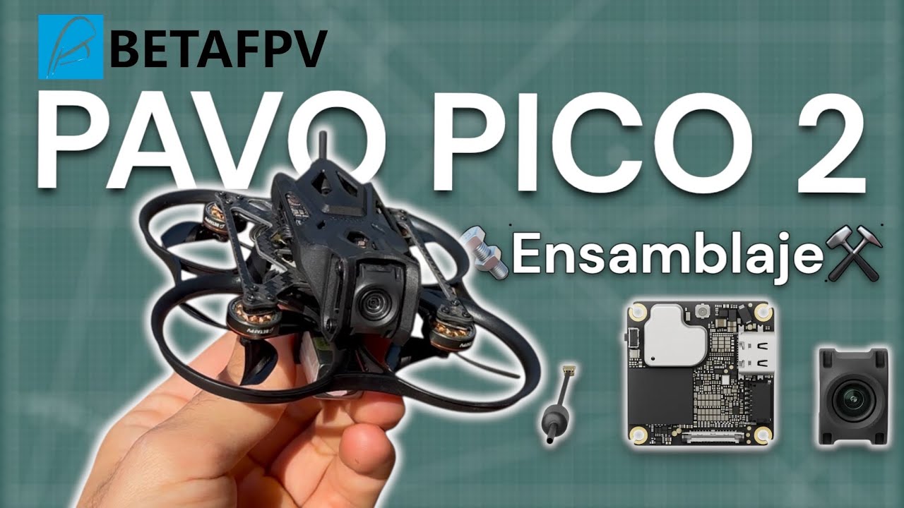 🛠 Montaje Completo del Pavo Pico II con DJI O4 Lite tutorial #betafpv # ...