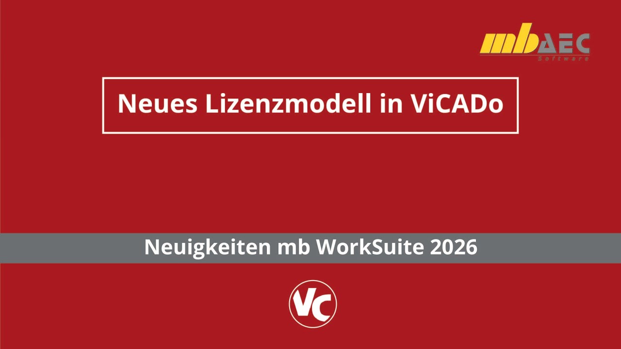Neues Lizenzmodell in ViCADo - Neuigkeiten mb WorkSuite 2026 - YouTube