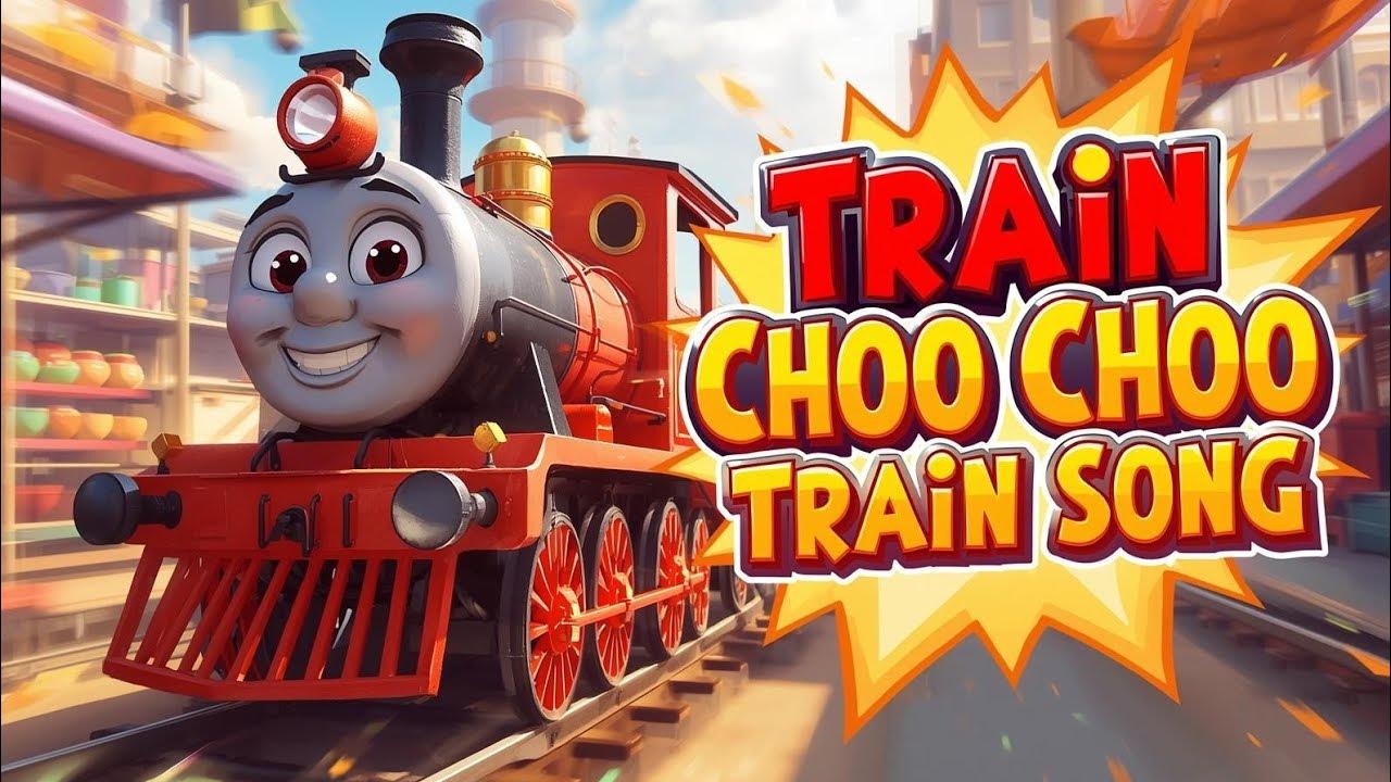 All Aboard The Choo Choo Train - Nursery Rhyme for Babies, Toddlers ...