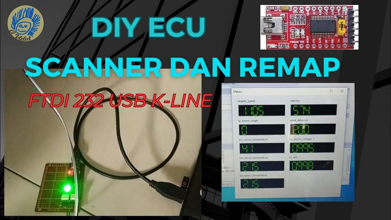 Buat Alat Scanner/Remap ECU Menggunakan FTDI 232 dan Optocoupler... - YouTube