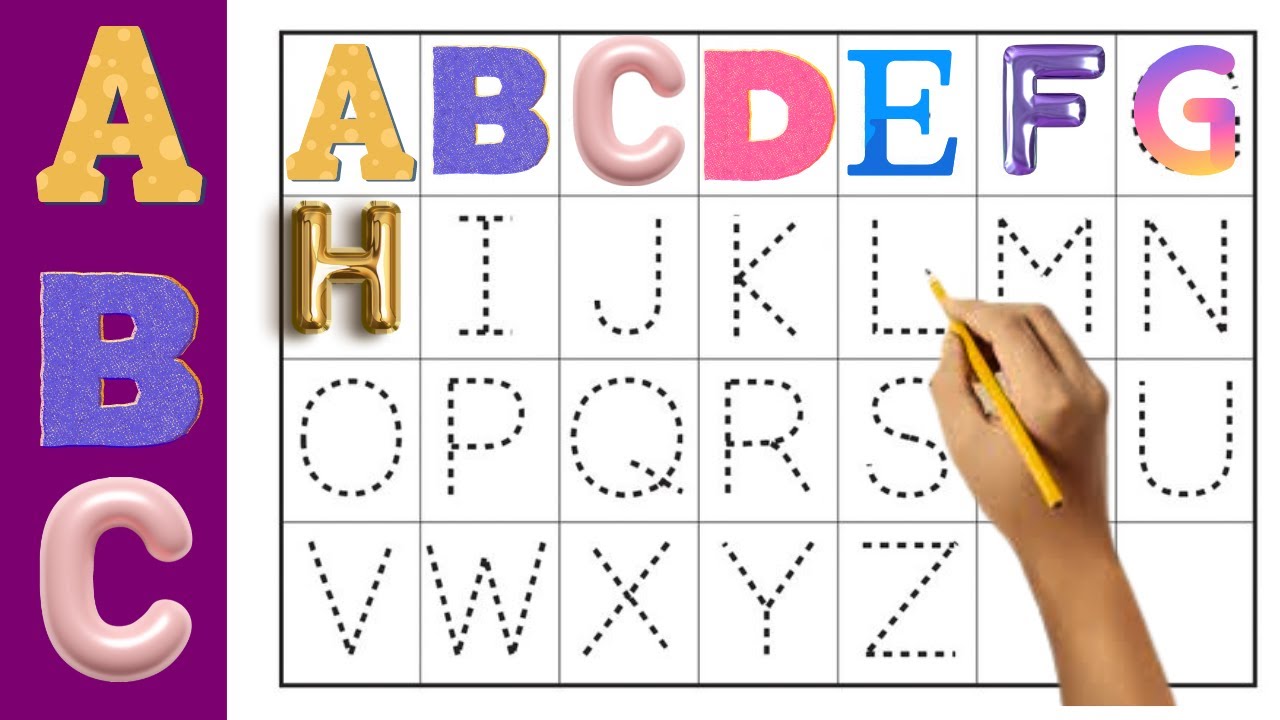 abcd in English | A to Z English Alphabets abcd | a for apple b for ...