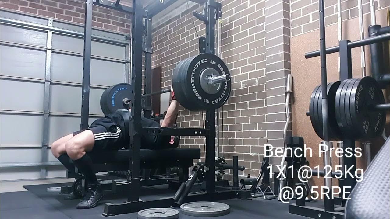 Bench Press 1X1@125Kg - YouTube