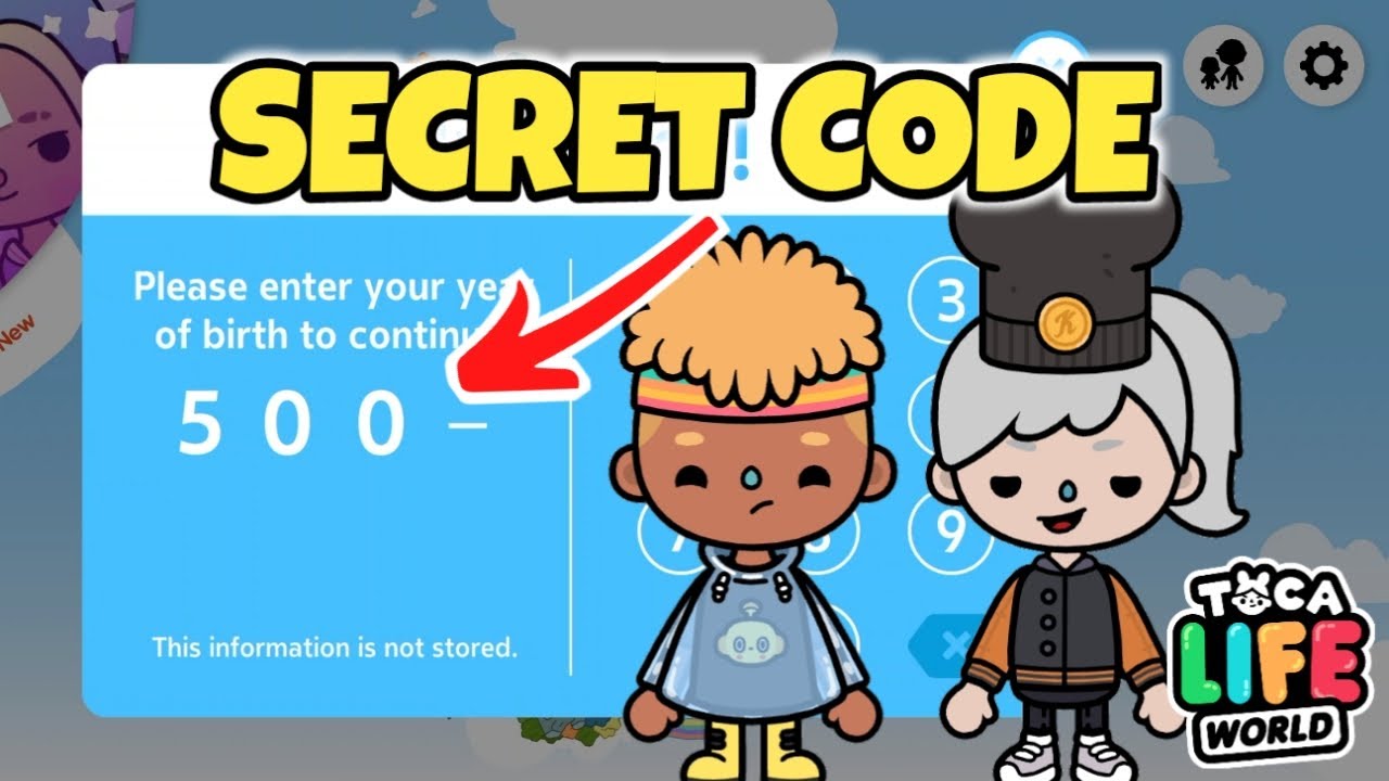 💫 Secret Code 2023💫 Free Unlock House Toca Boca || Toca Boca Free Code ...