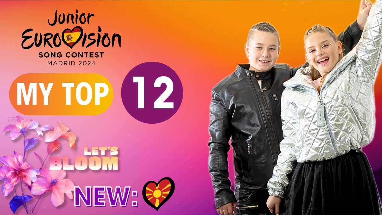 🇪🇦 Junior Eurovision 2024: MY TOP 12 | New: 🇲🇰 | Top JESC 2024 Madrid ...