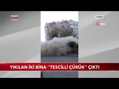 İzmir'de Yıkılan İki Bina \