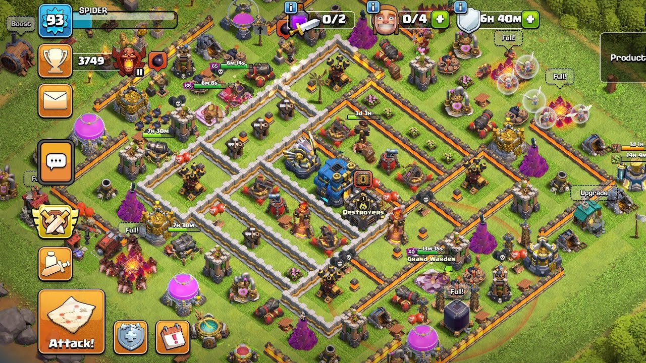 coc class of clans live - YouTube