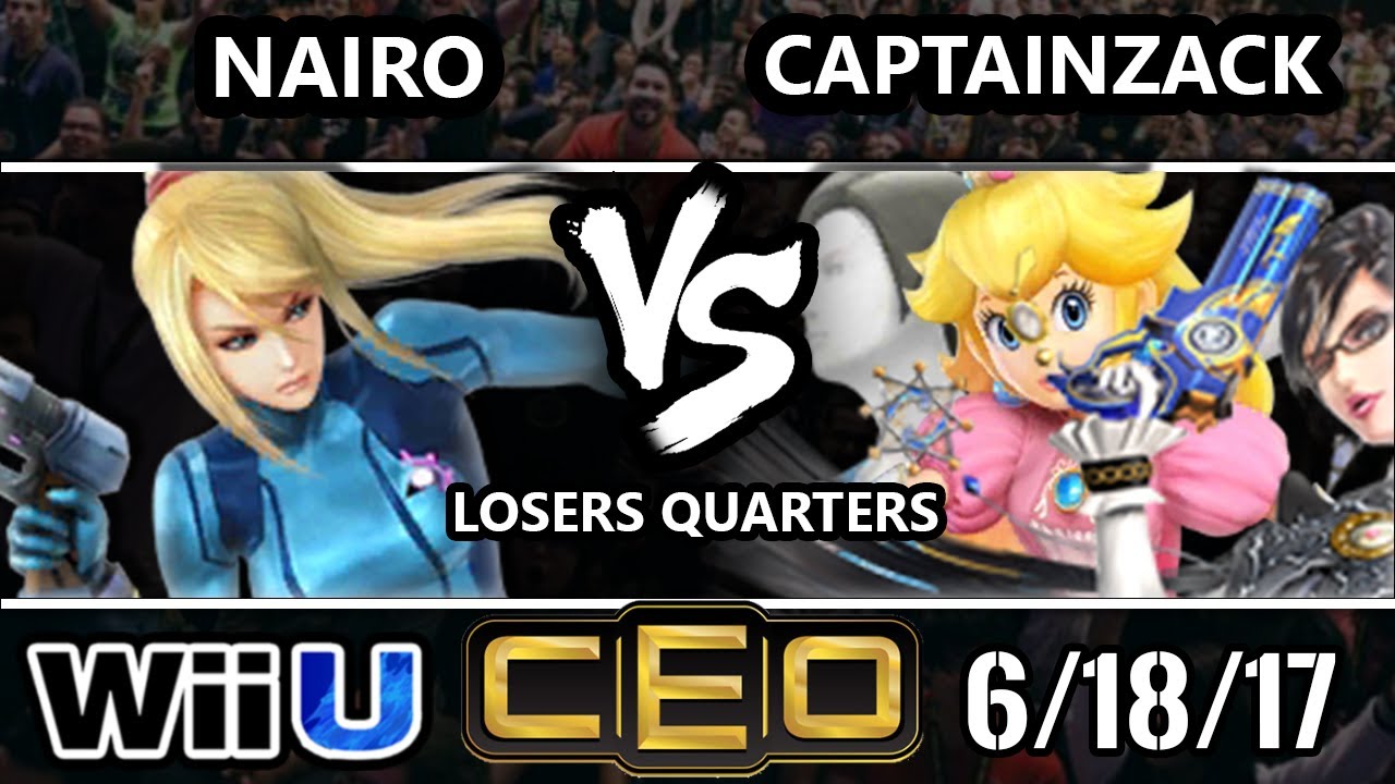 CEO 2017 Smash 4 - P1 | CaptainZack (Bayo, Peach, WFT) vs NRG | Nairo ...