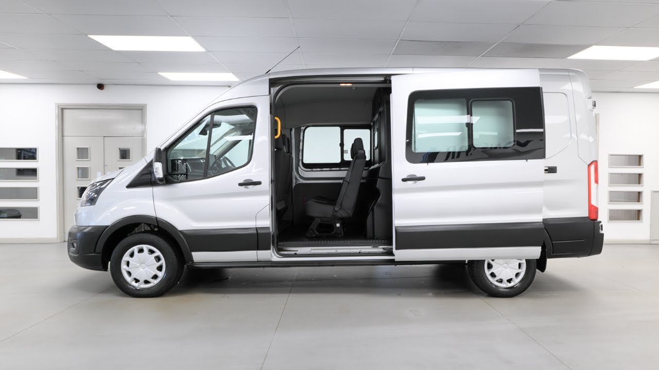 Ford Transit 350 Trend Edition Moondust Silver Crewcab 6 Seater Combi ...