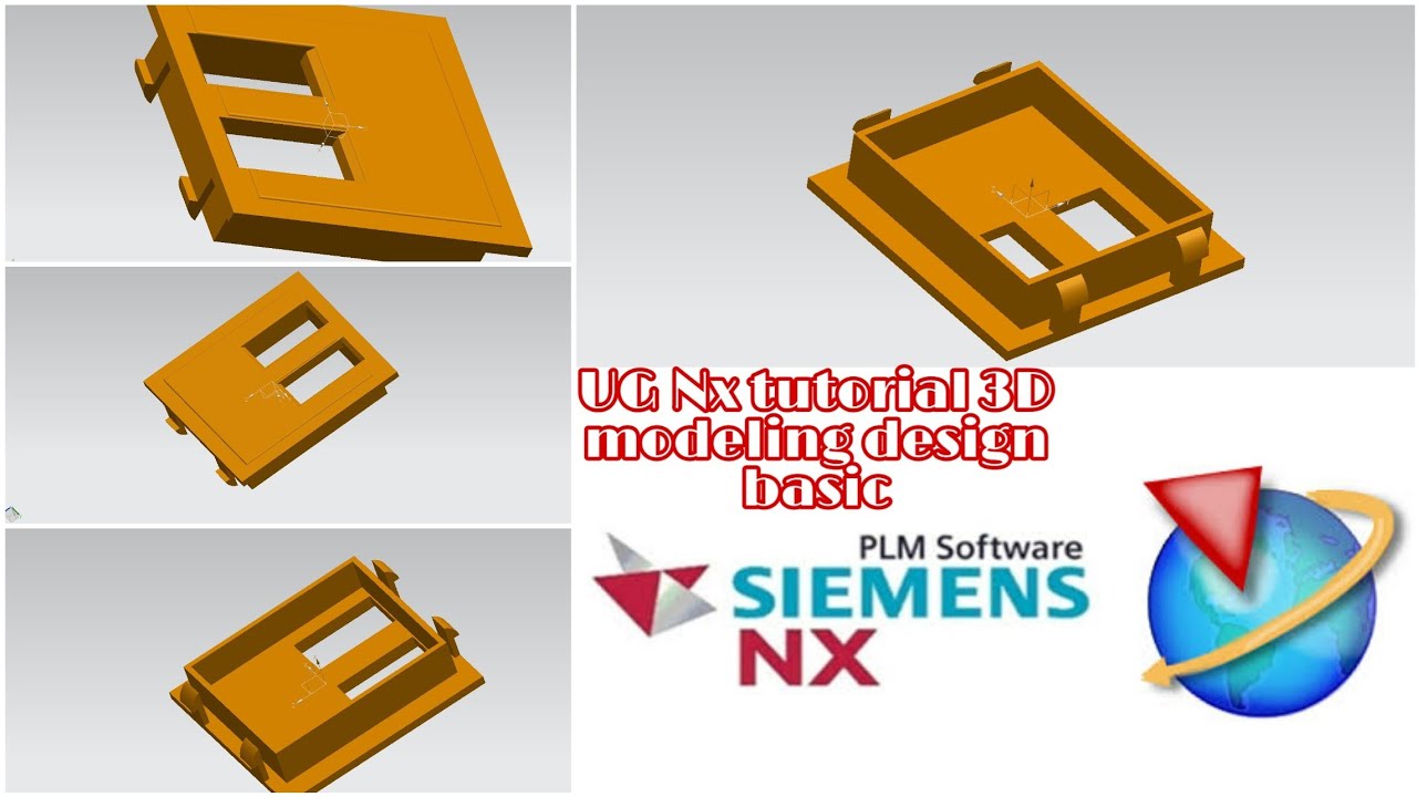 UG nx tutorial #1 basic molding design... - YouTube