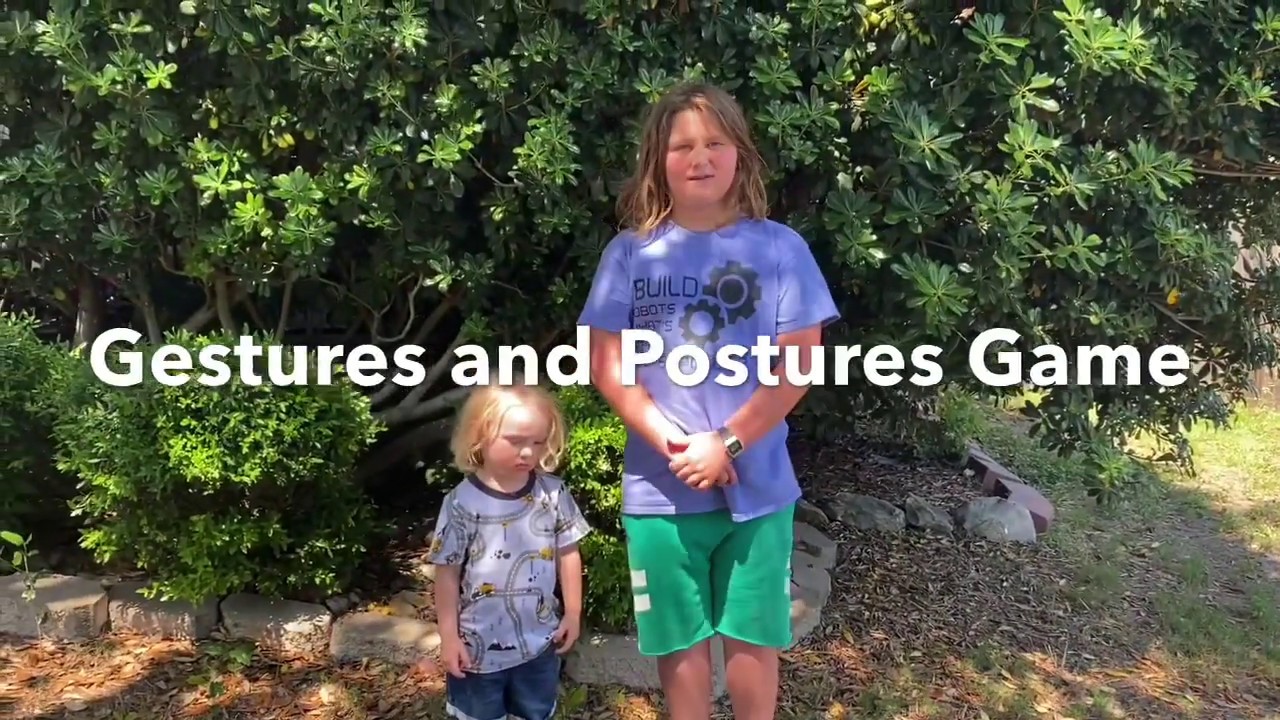 Posture And Gesture Warmup and Game - YouTube