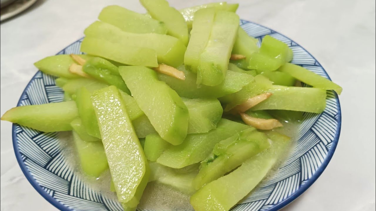 BEGINI ORANG TAIWAN MEMASAK SAYUR LABU // TUMIS LABU - YouTube