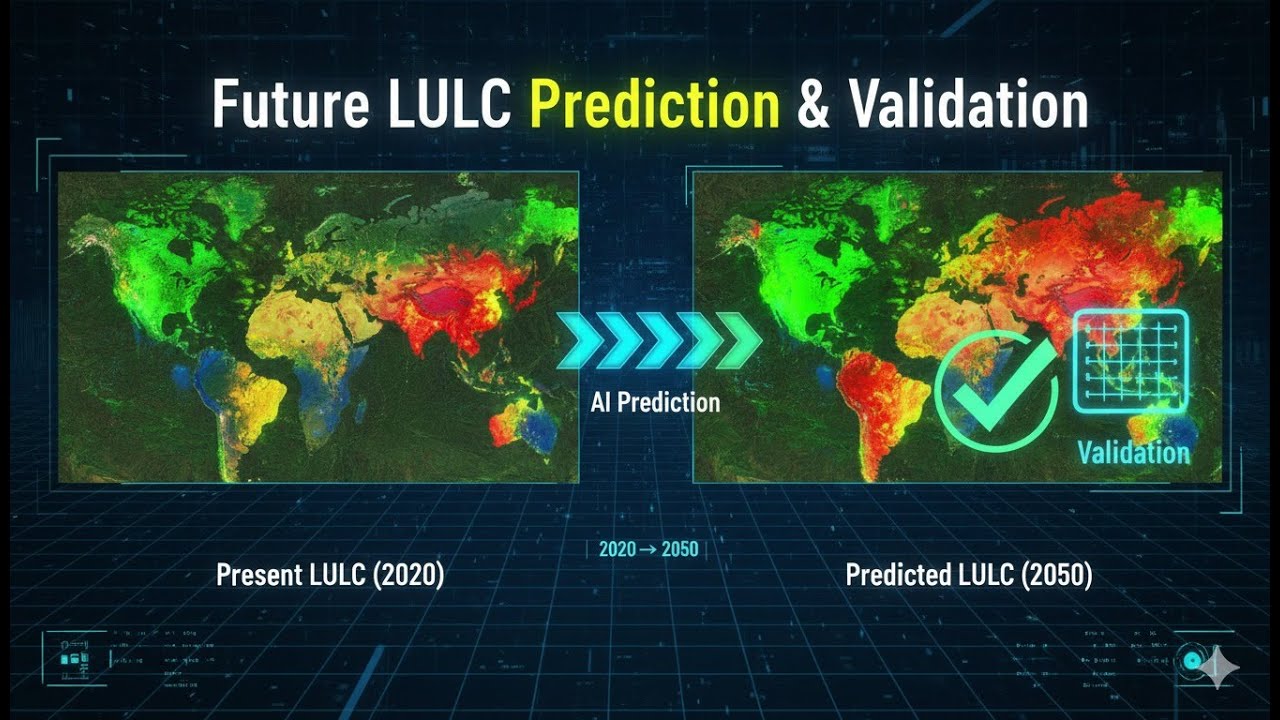 Future Land Use and Land Cover (LULC) Prediction and Validation - YouTube