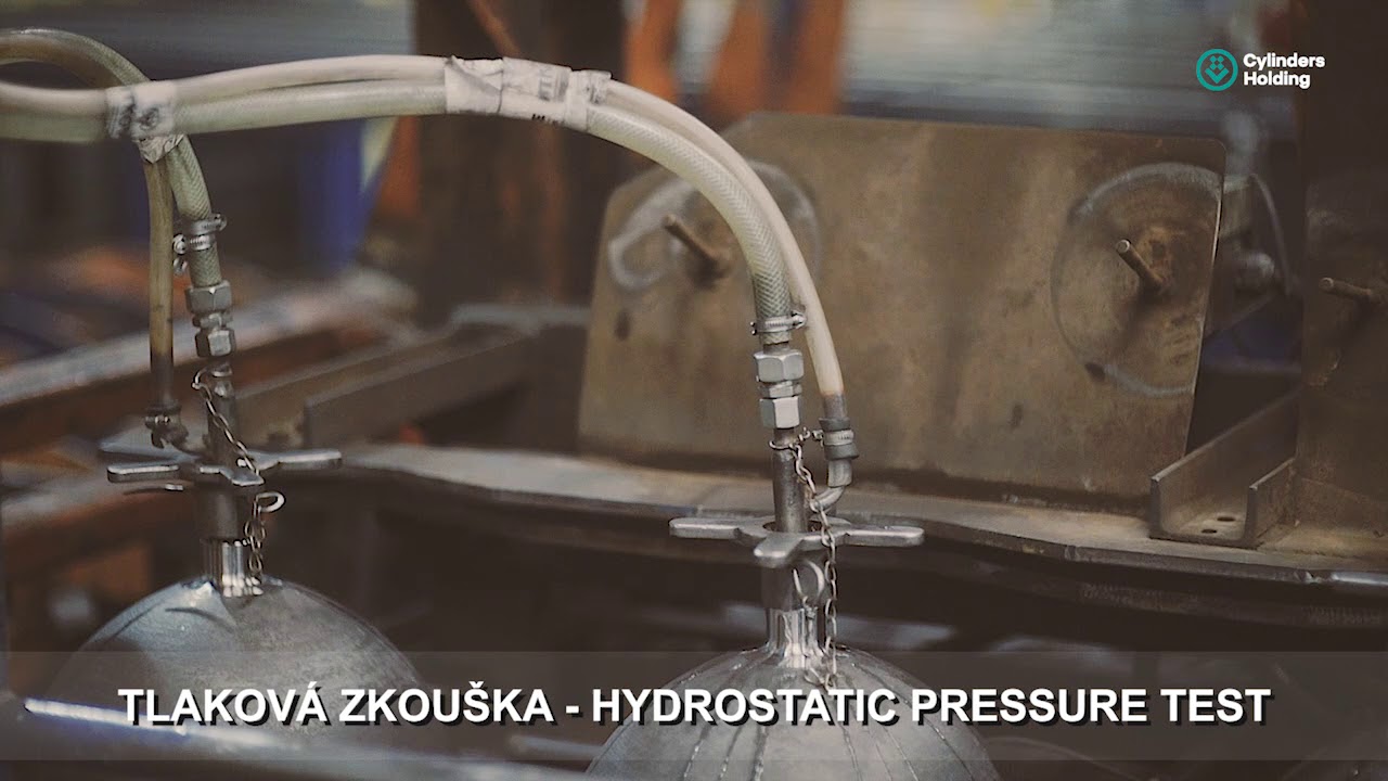 Cylinders Holding / TLAKOVÁ ZKOUŠKA – HYDROSTATIC PRESSURE TEST - YouTube