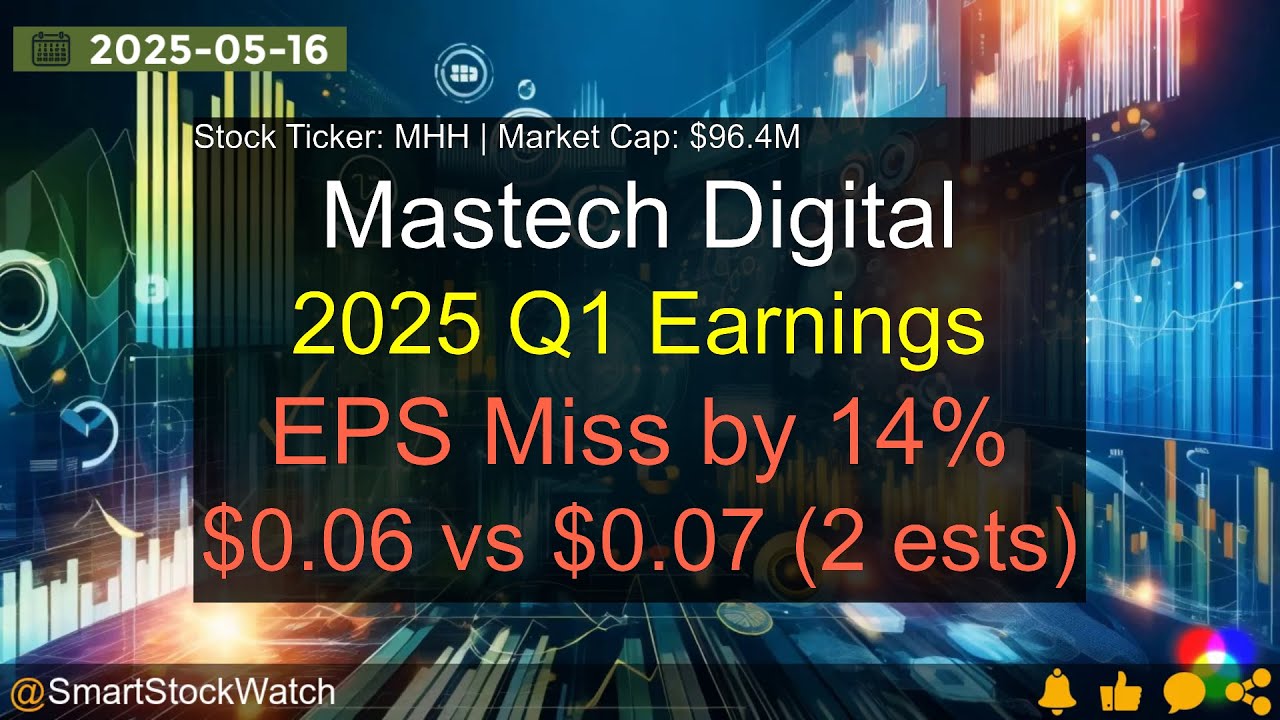 Mastech Digital (MHH|$96.4M) - 2025 Q1 Earnings Analysis - YouTube Music