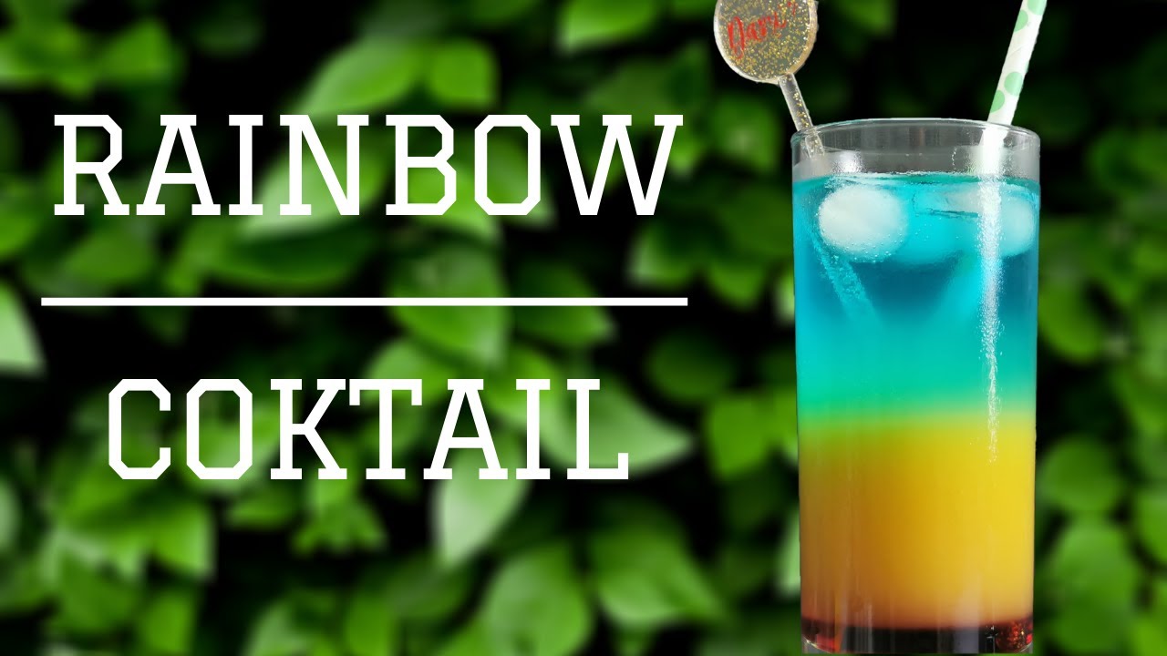 Cocktail Multicolore Facile | Comment Faire un Cocktail à Couleurs ...
