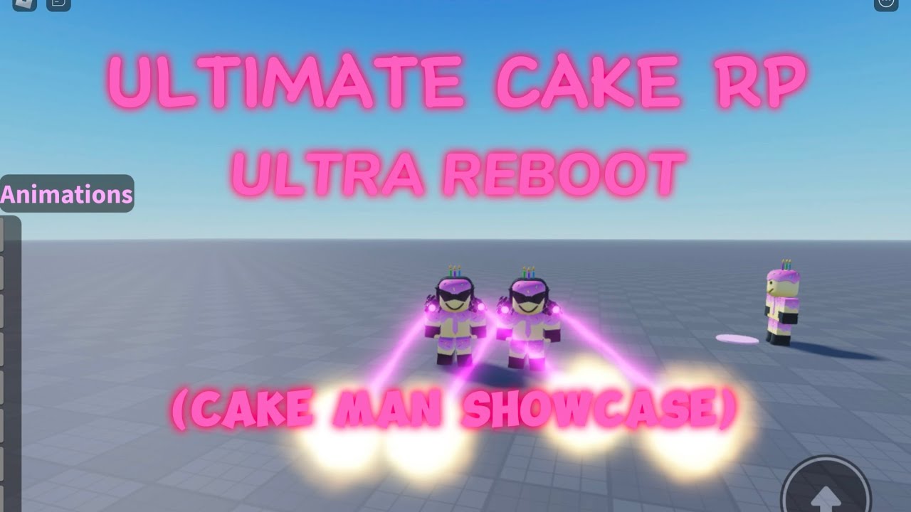 showcasing cake man in ultimate cake rp: ultra reboot! (TEST REALM ...