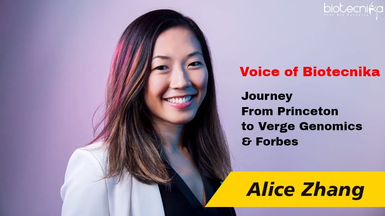 Alice Zhang - From Princeton to Verge Genomics and Forbes - Voice of ...
