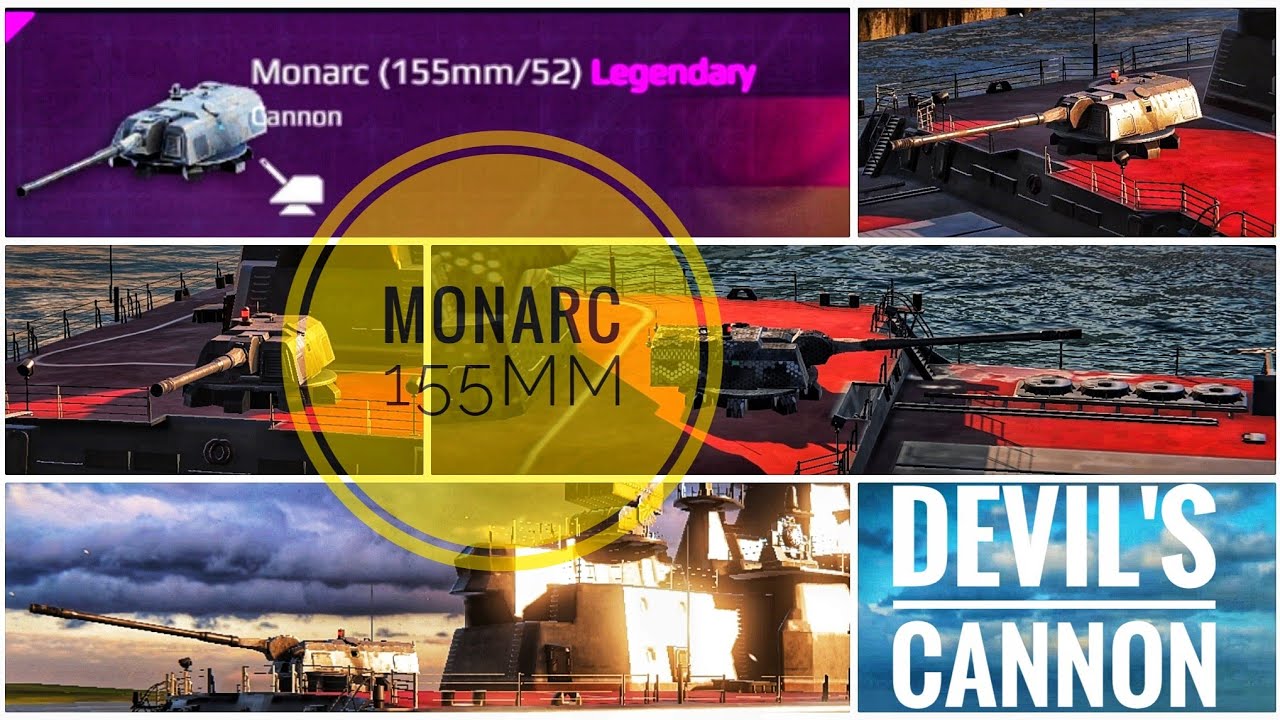 Monarc 155 mm Cannon : Modern Warships - YouTube