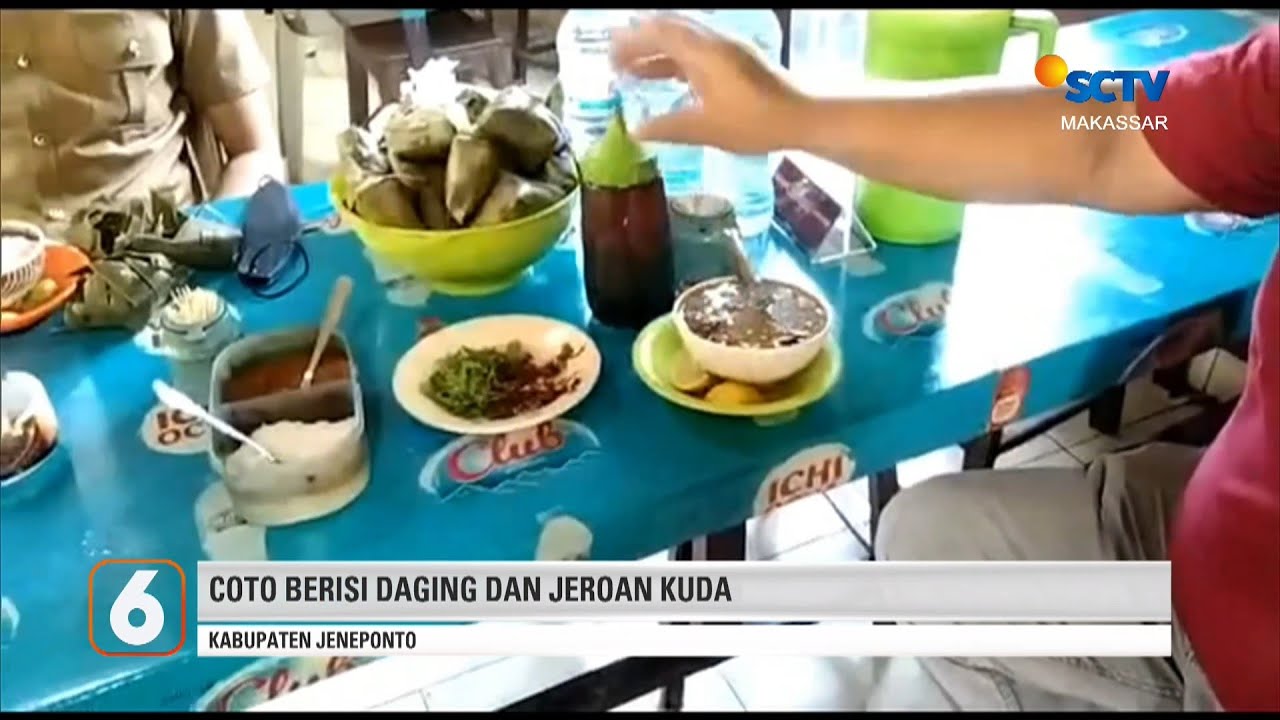 Mencicipi Coto Berisi Daging dan Jeroan Kuda | Liputan 6 Makassar - YouTube