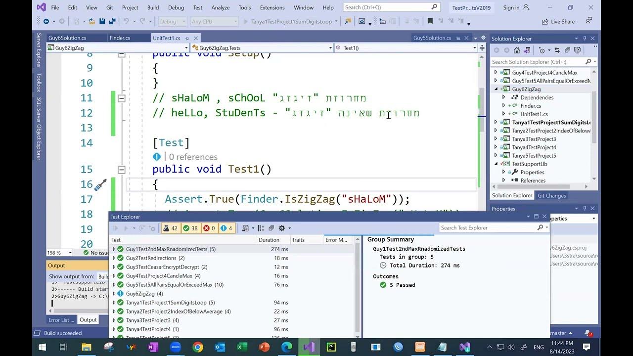 Added A New Nunit Test Project Youtube