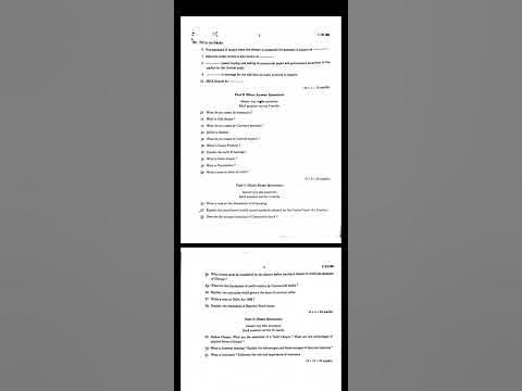 Fourth semester Bcom BBA Banking and insurance previous year question paper Calicut University ...