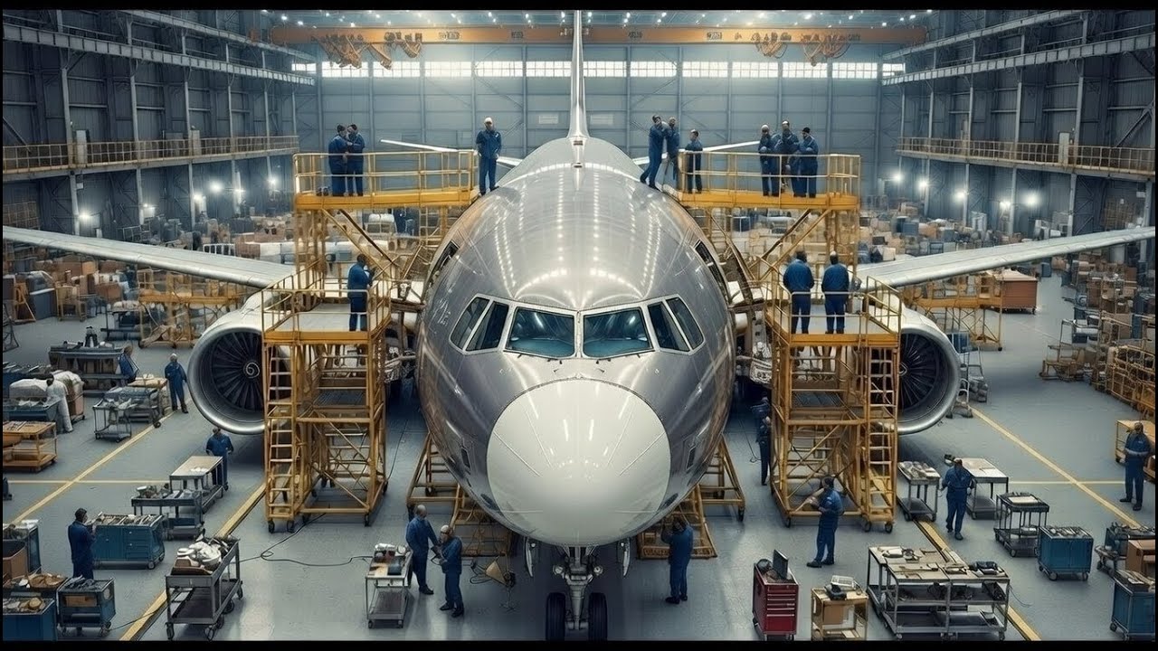 Inside Airplane Factory Process ️ | How Aircraft Is Made Step by Step ...