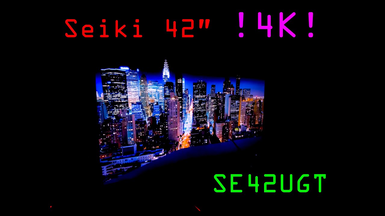 Seiki 42" 4k | SE42UGT REVIEW | 2015 Model - YouTube