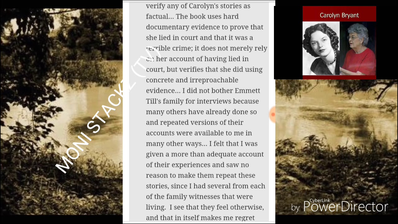 Carolyn Bryant Dunham / Timothy Tyson / Why Did It Take So Long - YouTube