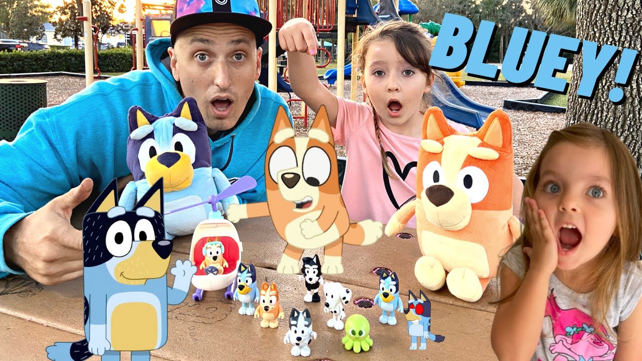 Hide and Seek with BLUEY and BINGO in REAL LIFE! - YouTube
