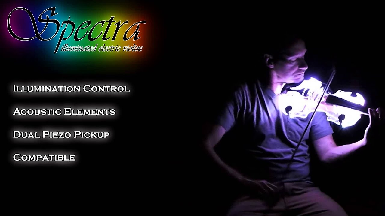Spectra Illuminated Electric Violin - YouTube