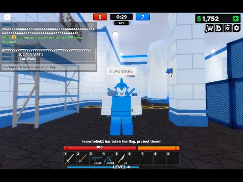 Flag wars roblox - YouTube