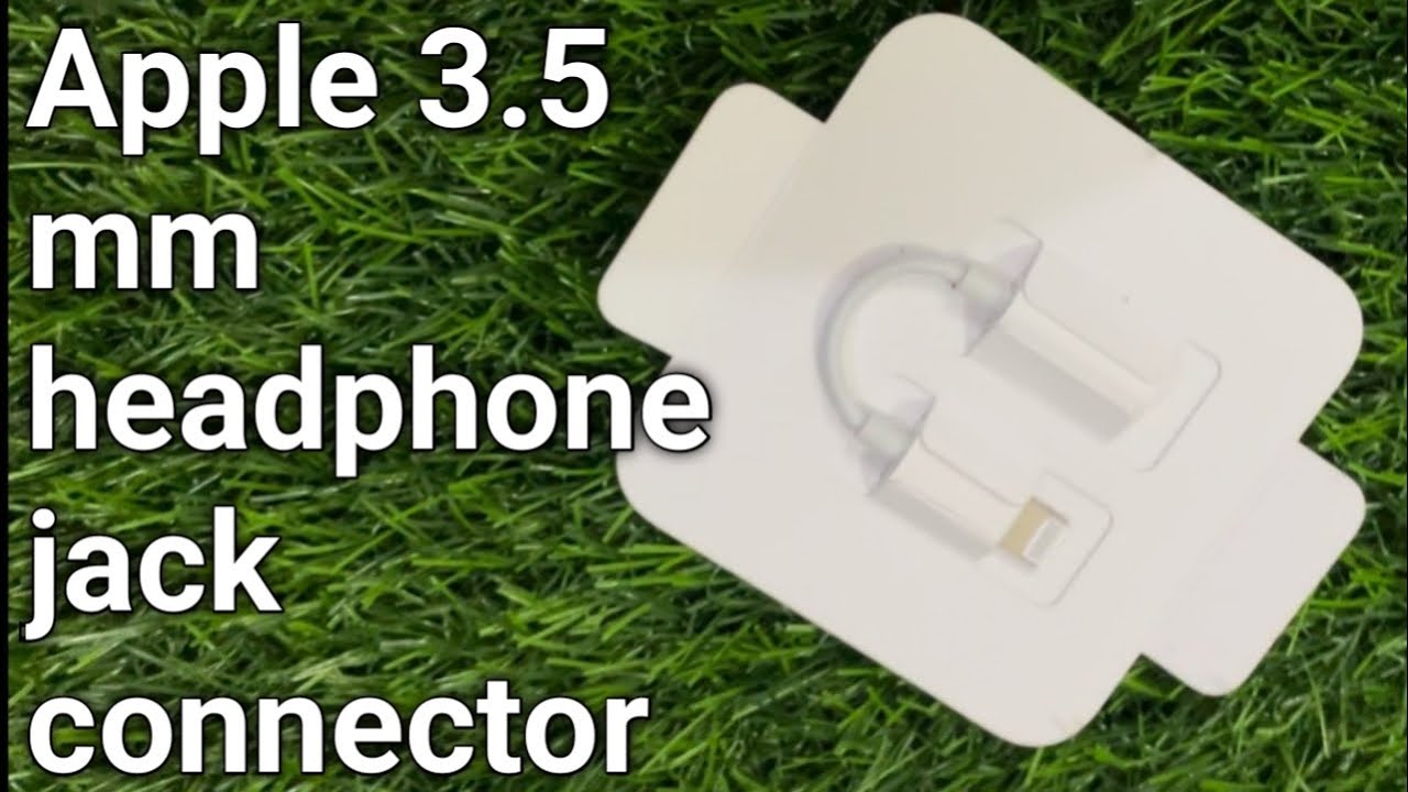 Apple 3.5 mm jack connector for external mic and earphones connector ...