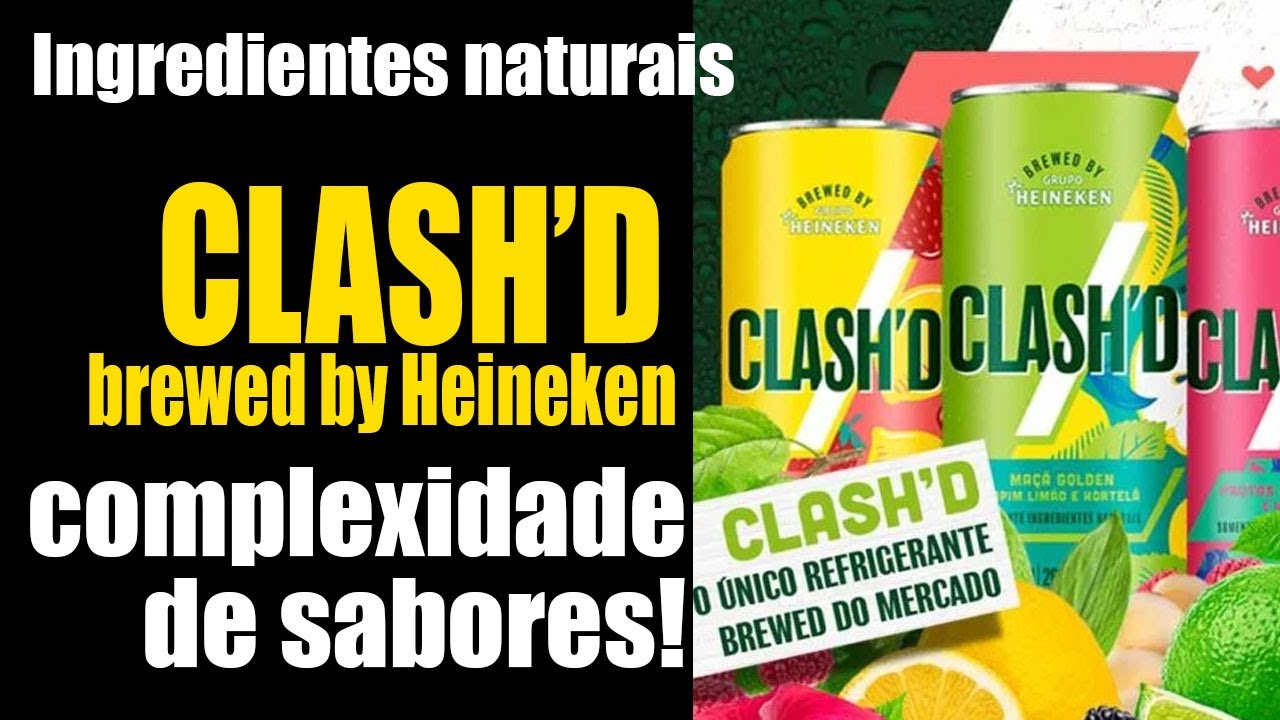 Tudo sobre o CLASH'D! Refrigerante da Heineken com malte de cevada e ...
