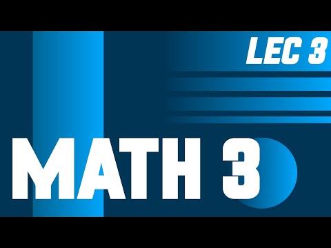 Math3 Lec3 AIE 2023 - YouTube