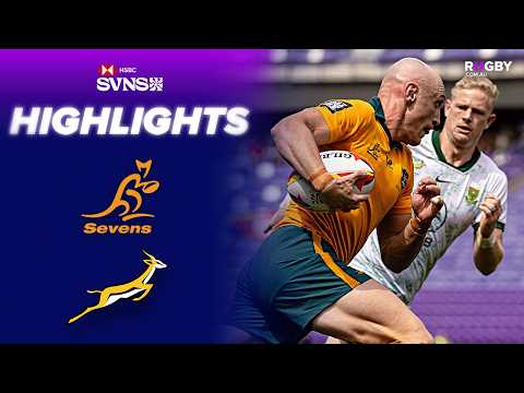 Australia v South Africa Highlights | Sevens Men's Cup Final | HSBC SVNS Valladolid