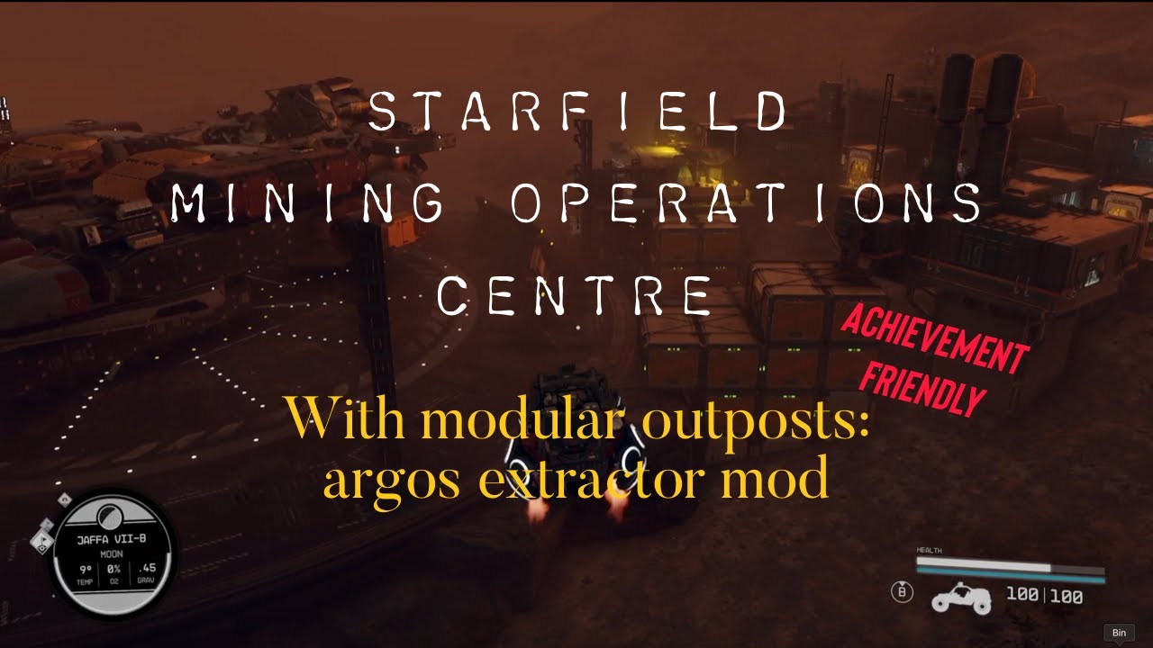 Starfield Mining Operations Centre with Modular Outposts: Argos ...