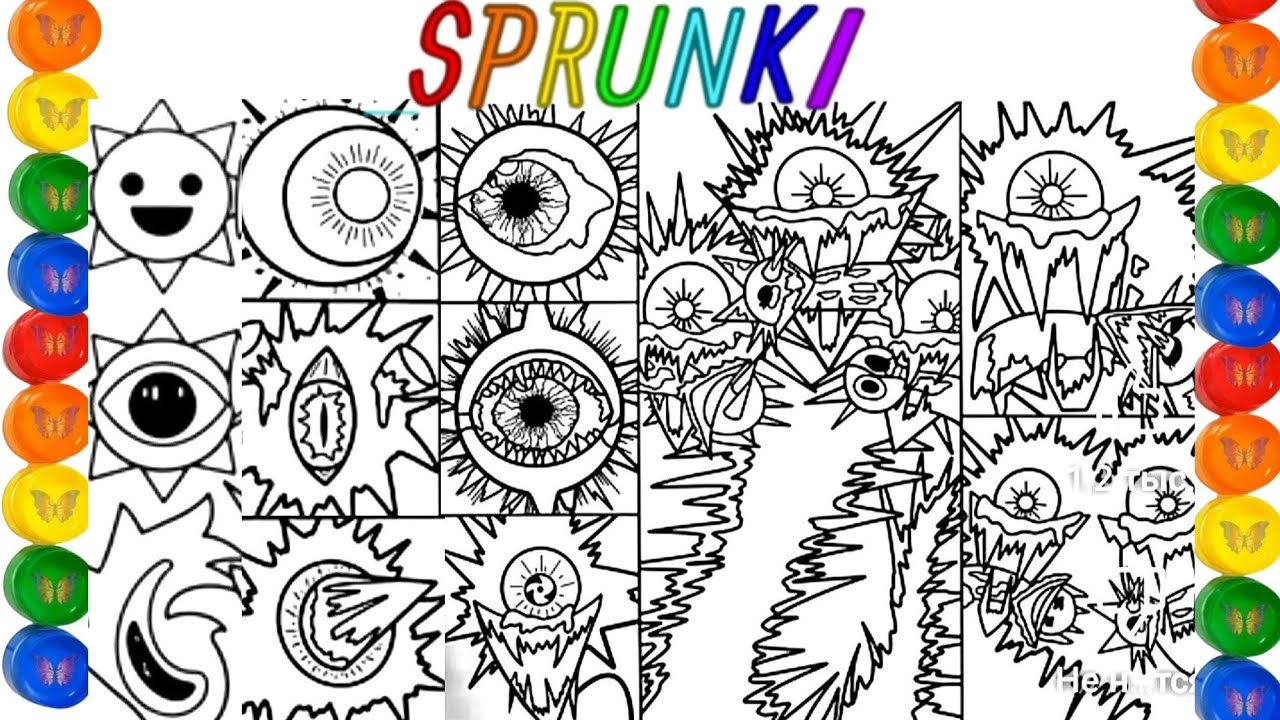 Incredibox Sprunki New Coloring Pages/How to Color Sprunki Mr.Sun ...