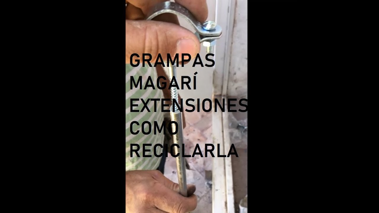 Grampas magari caño gas y como reciclar extensiones - YouTube