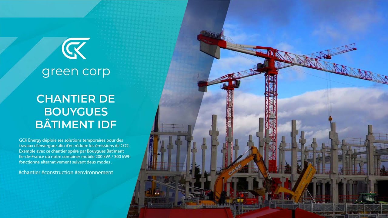 Chantier de Bouygues Bâtiment Ile de France - YouTube