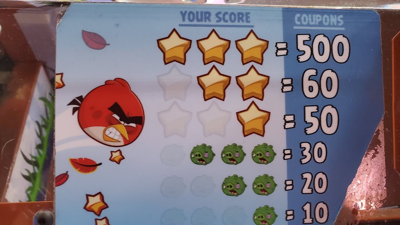 Playing The Angry Birds Arcade Game - YouTube