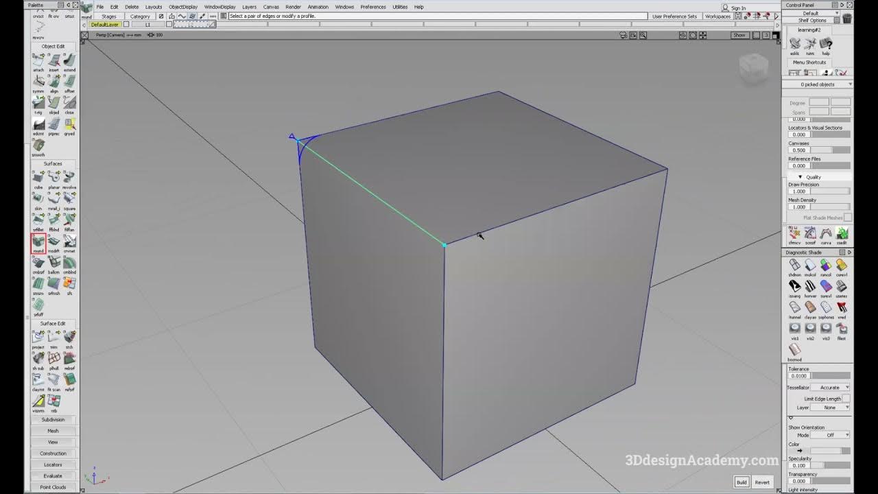 Autodesk Alias Basic Tutorials 21 - Round - YouTube