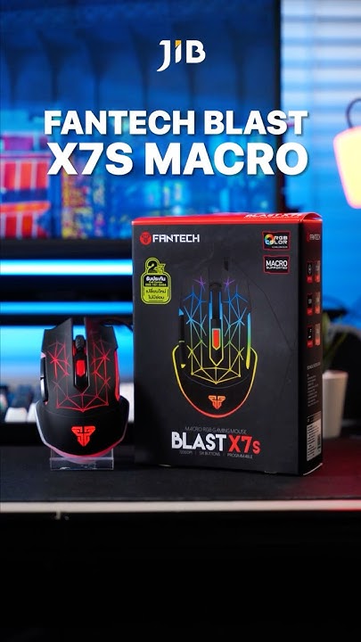 FANTECH BLAST X7S เมาส์มาโครราคาเบาๆ - YouTube