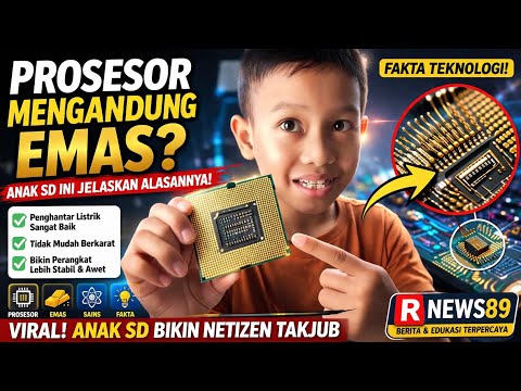 VIRAL! Anak SD Bongkar Fakta Prosesor Mengandung Emas, Ini Penjelasan Ilmiahnya #news #trendingtopik