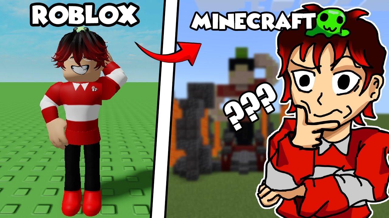 Building our Roblox characters in MINECRAFT!!! - YouTube