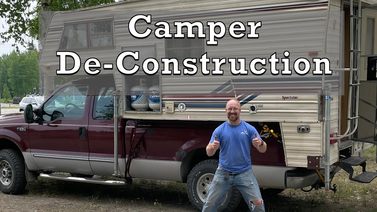 Slide-In Camper Rebuild I Demo Day 1 - YouTube